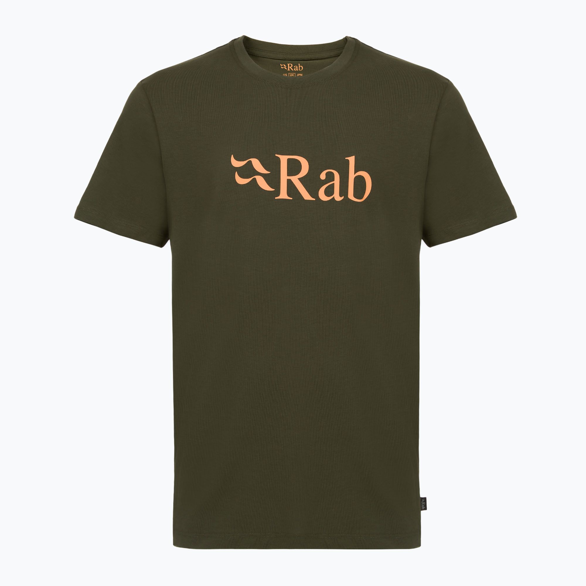 Koszulka męska Rab Stance Logo army (QCB-08-ARM-MED) - Sportano.pl