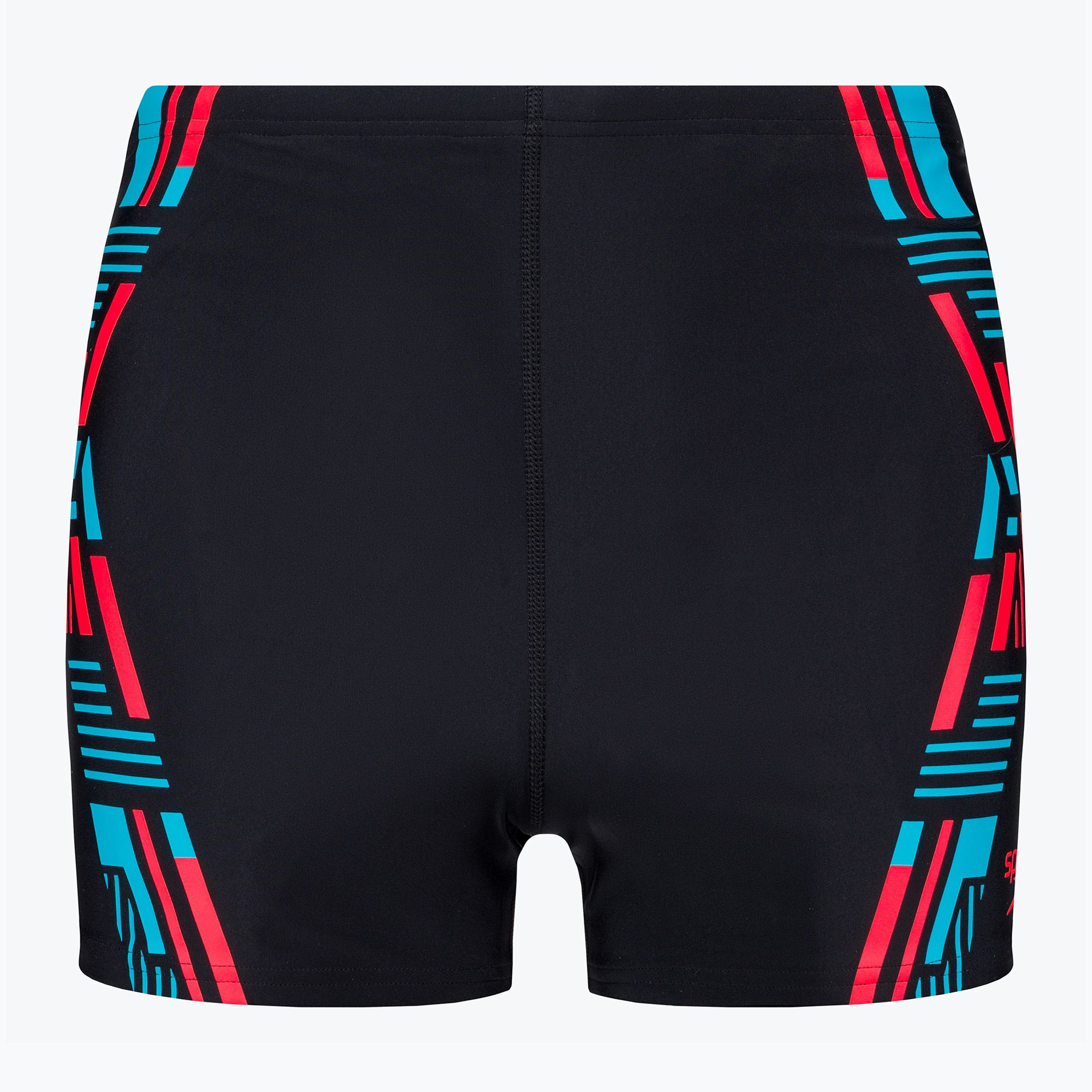 Bokserki pływackie męskie Speedo Tech Print Aquashort black/orange (8 ...