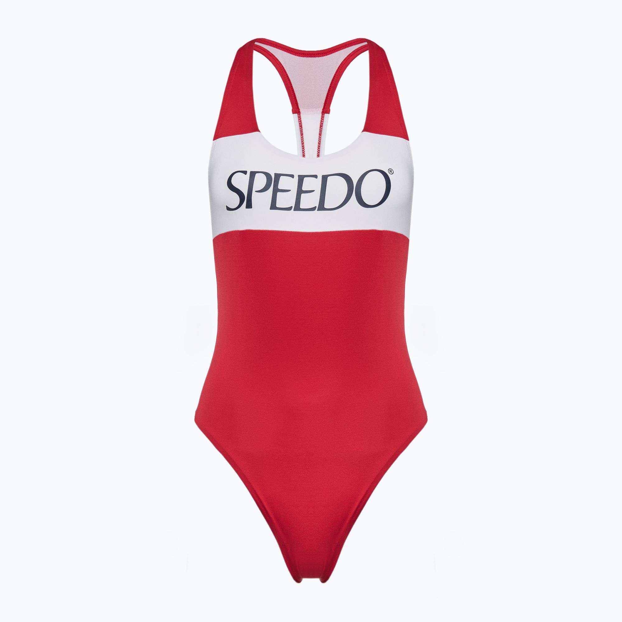 Strój pływacki jednoczęściowy damski Speedo Colourblock Racerback high ...