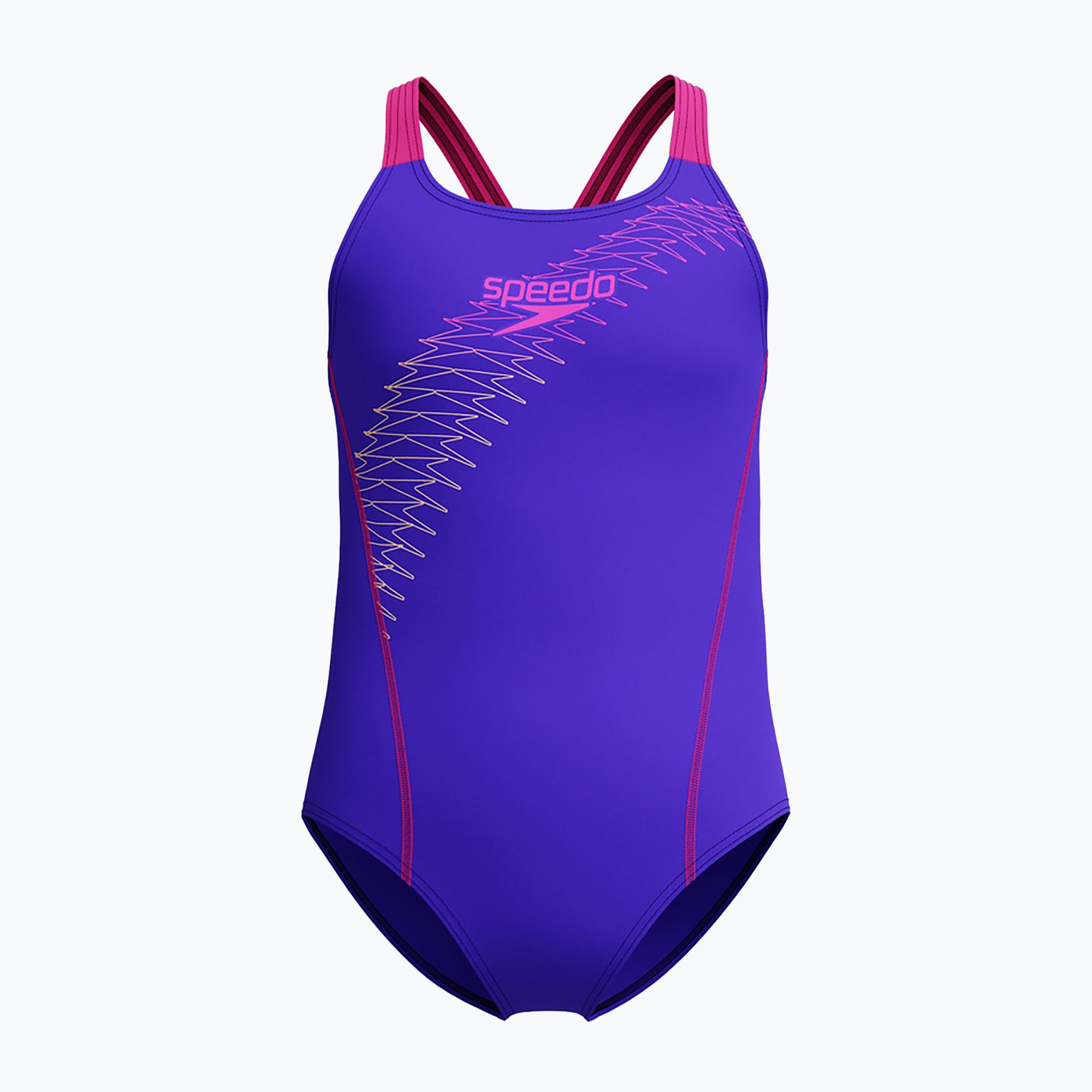 Strój pływacki jednoczęściowy dziecięcy Speedo Medley Logo Medalist ...