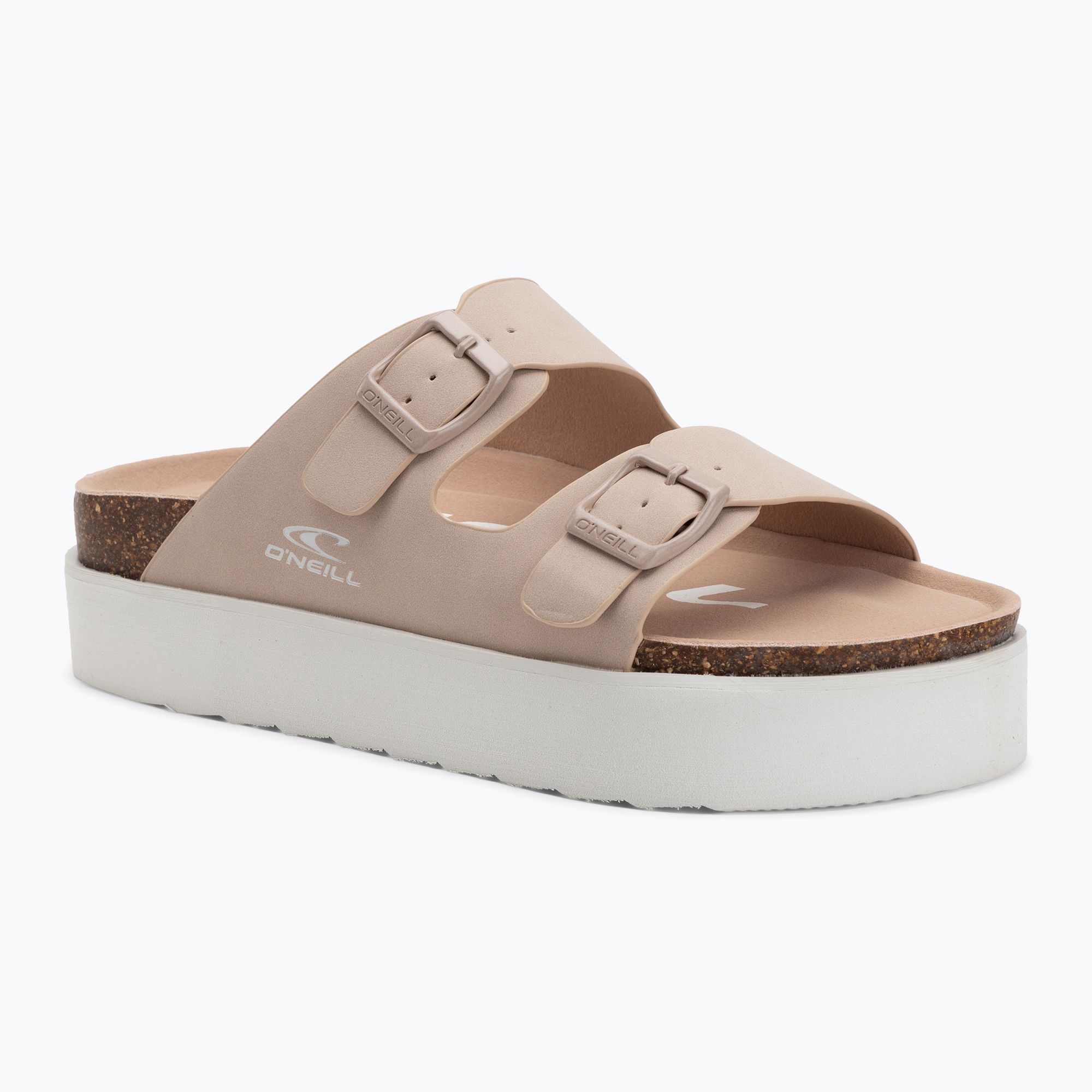 Klapki damskie O'Neill Sandy Platform Slider Low peach whip (90251027 ...