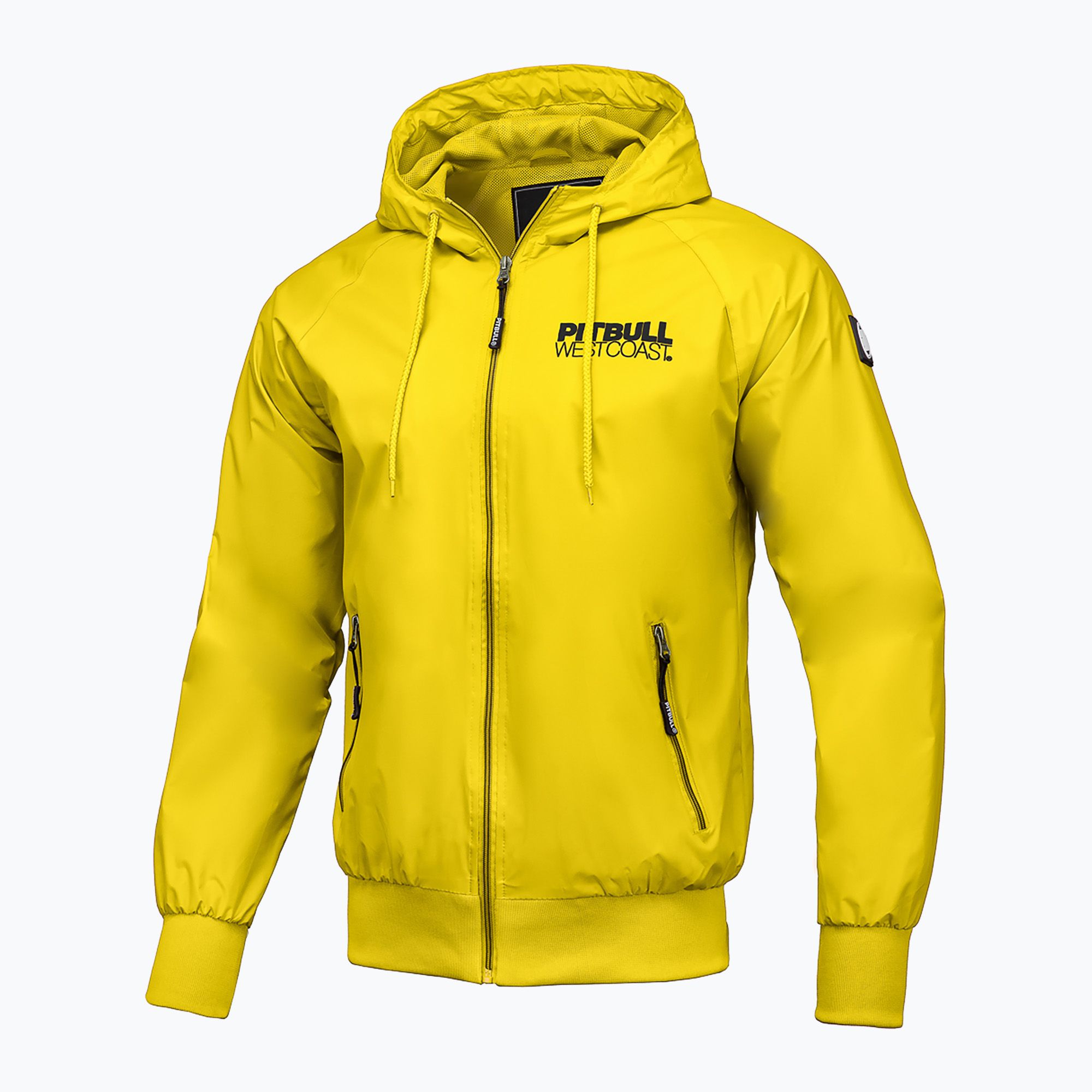 Kurtka męska Pitbull Athletic Hooded Nylon yellow (520013210003 ...