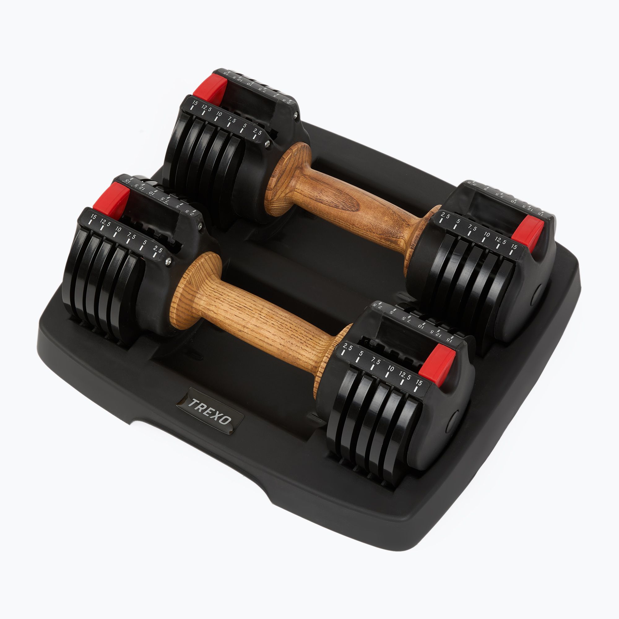 Zestaw hantli regulowanych XTREXO ADS15 2 x 6,8 kg czarny (TRX-ADS15 ...