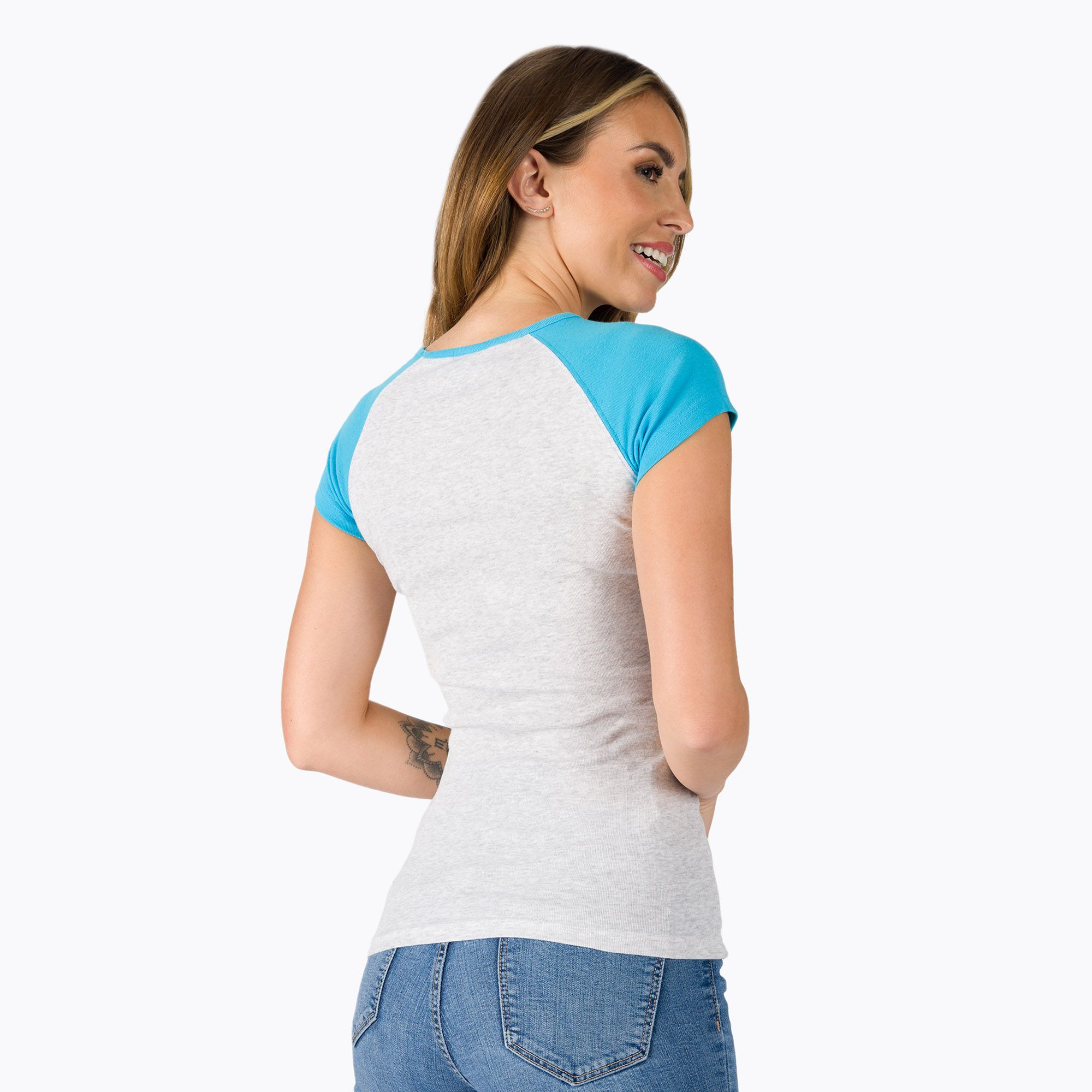 T-shirt damski EVERLAST LOVEY szary 122073-81 S - Everlast | Sport ...
