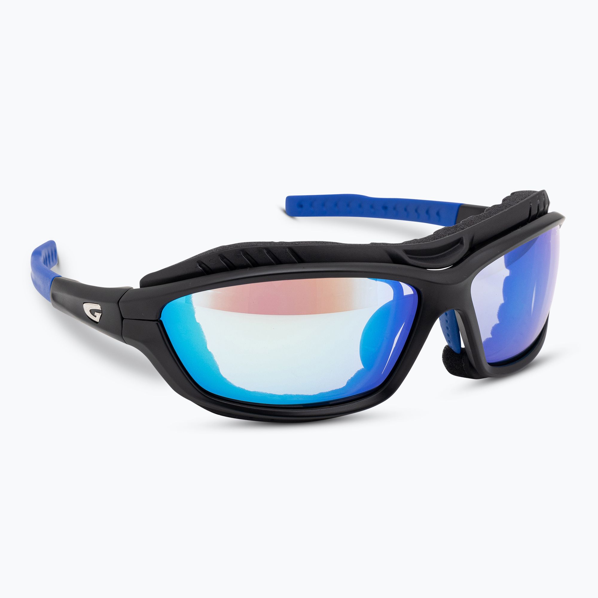 Okulary przeciwsłoneczne GOG Syries C matt black/blue/polychromatic ...