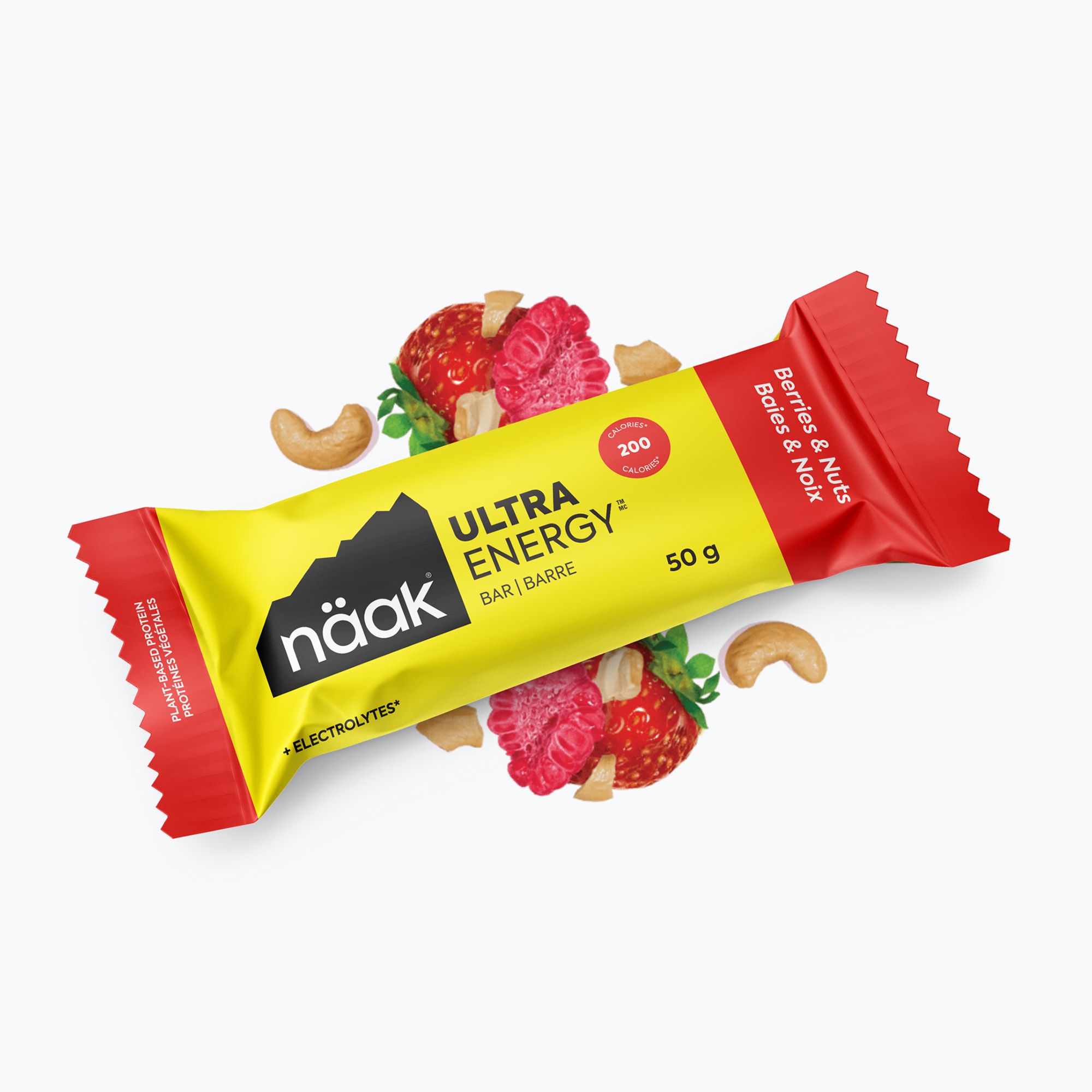 Baton energetyczny Näak Ultra Energy 50 g berries & nuts (EBBN-1B-EU ...