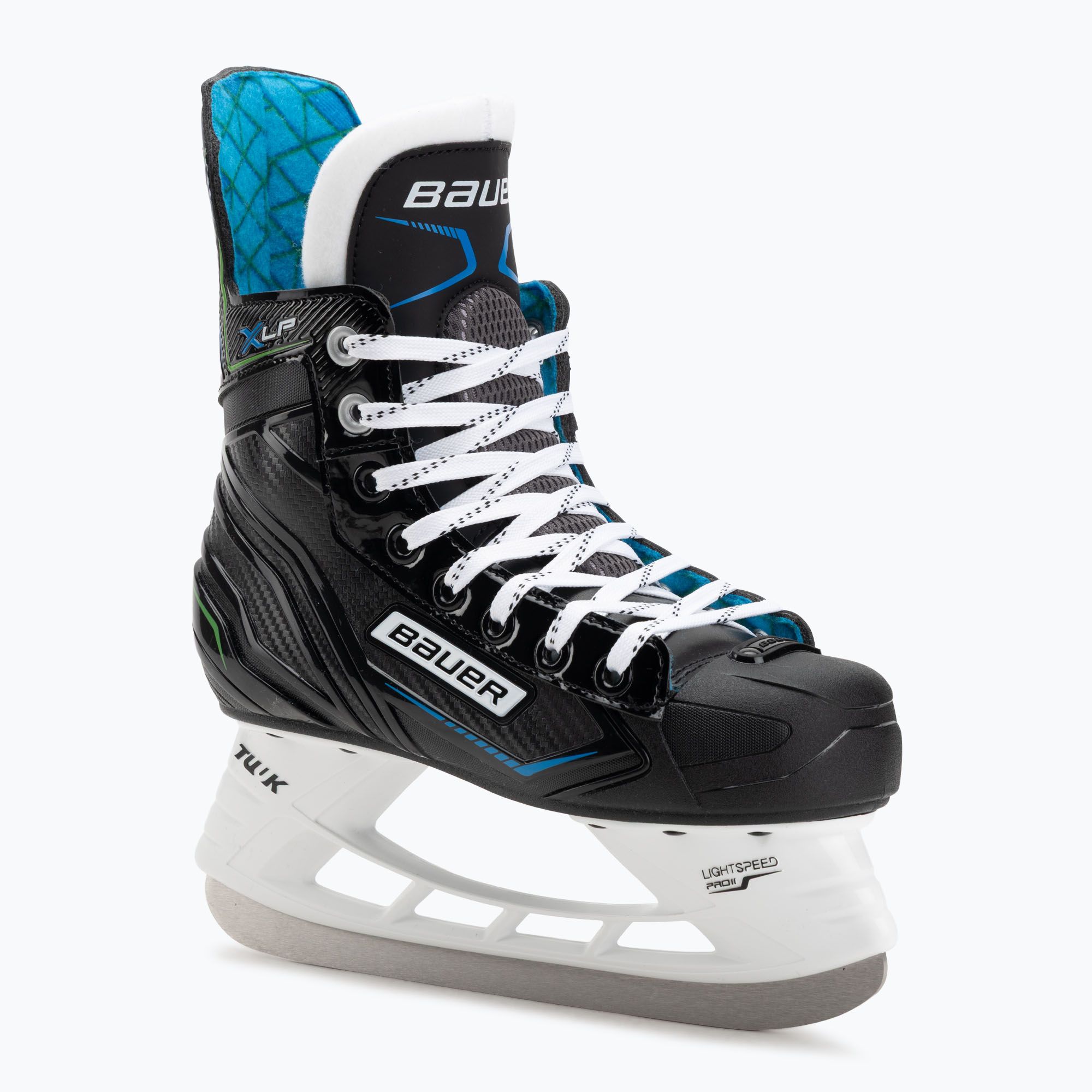 Łyżwy hokejowe dziecięce Bauer X-LP Jr black (1058936-020R) - Sportano.pl