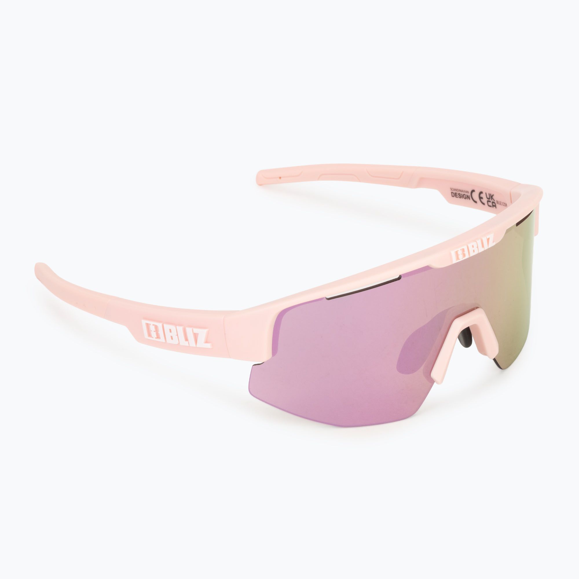 Okulary przeciwsłoneczne Bliz Matrix Small matt powder pink/brown/rose ...
