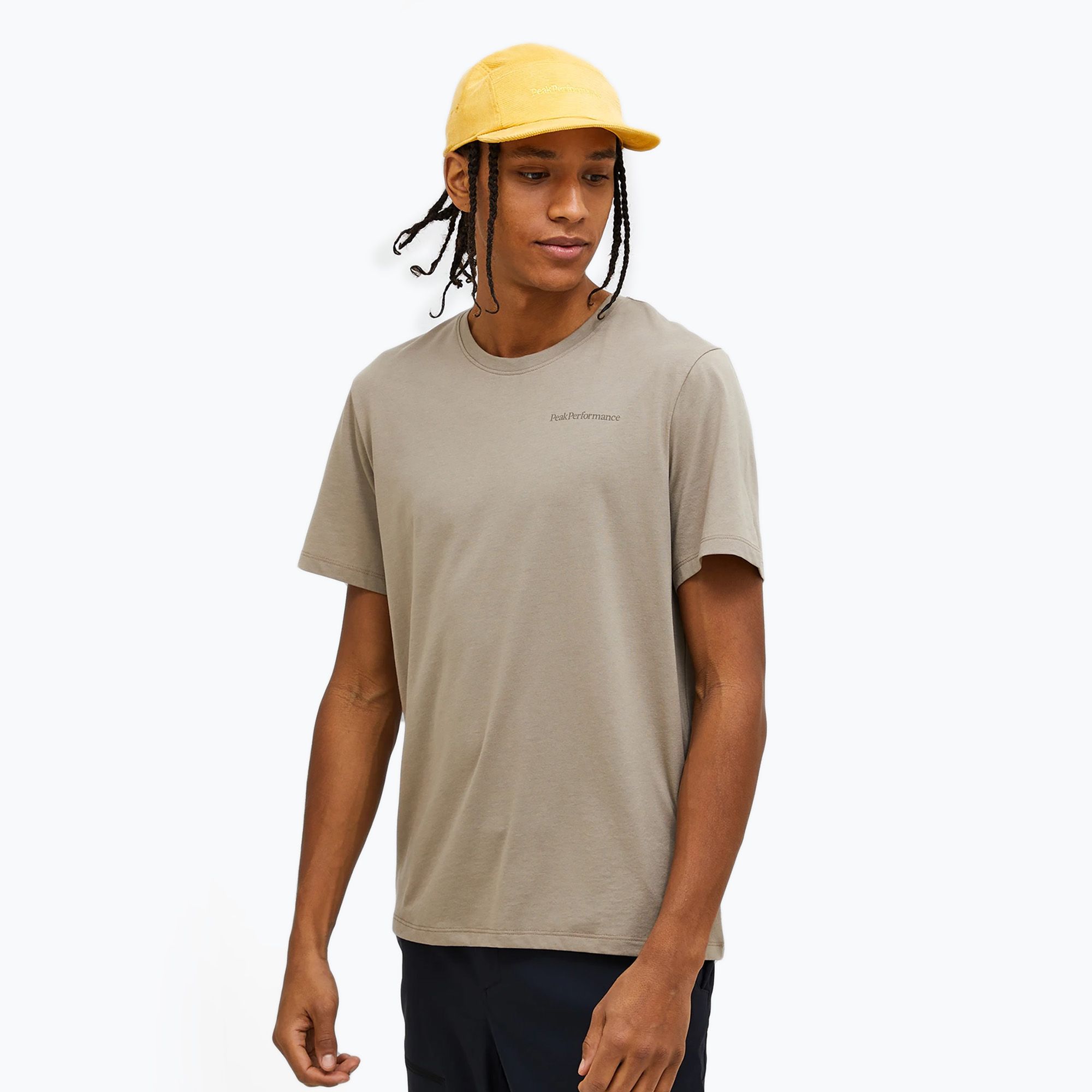 Koszulka męska Peak Performance Explore Logo avid beige (G79545080 ...