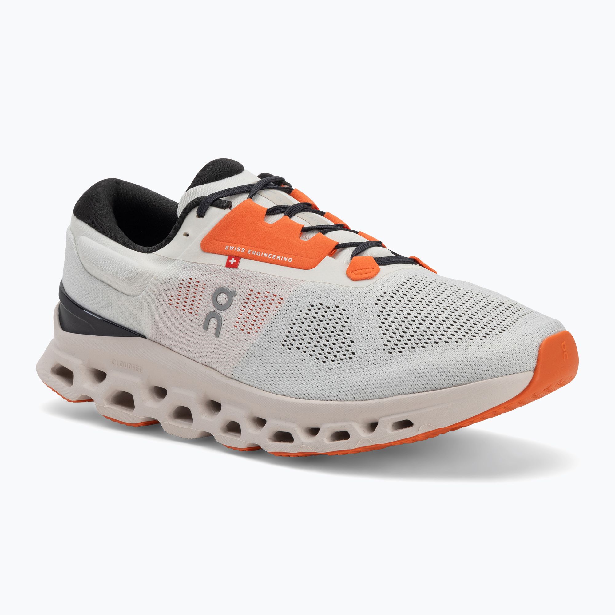 Buty do biegania męskie On Cloudstratus 3 white/sand (3MD30110248 ...
