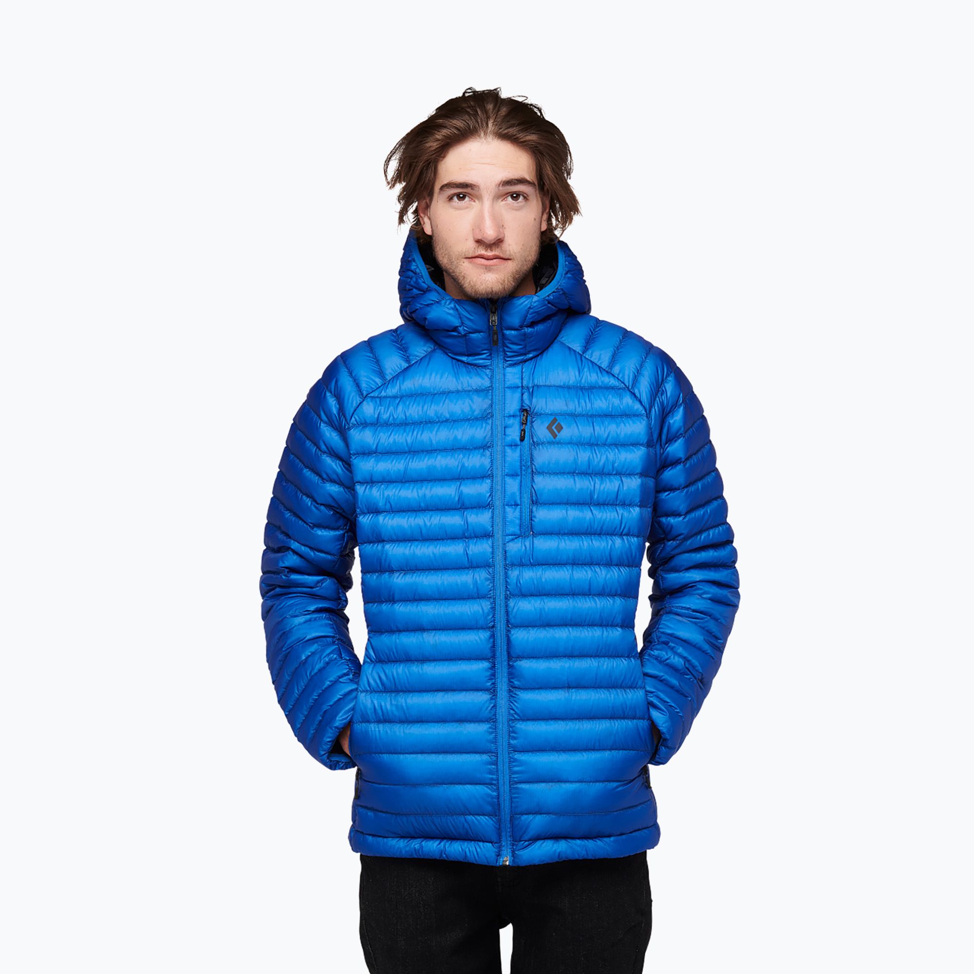 Kurtka puchowa męska Black Diamond Approach Down Hoody drifter blue ...
