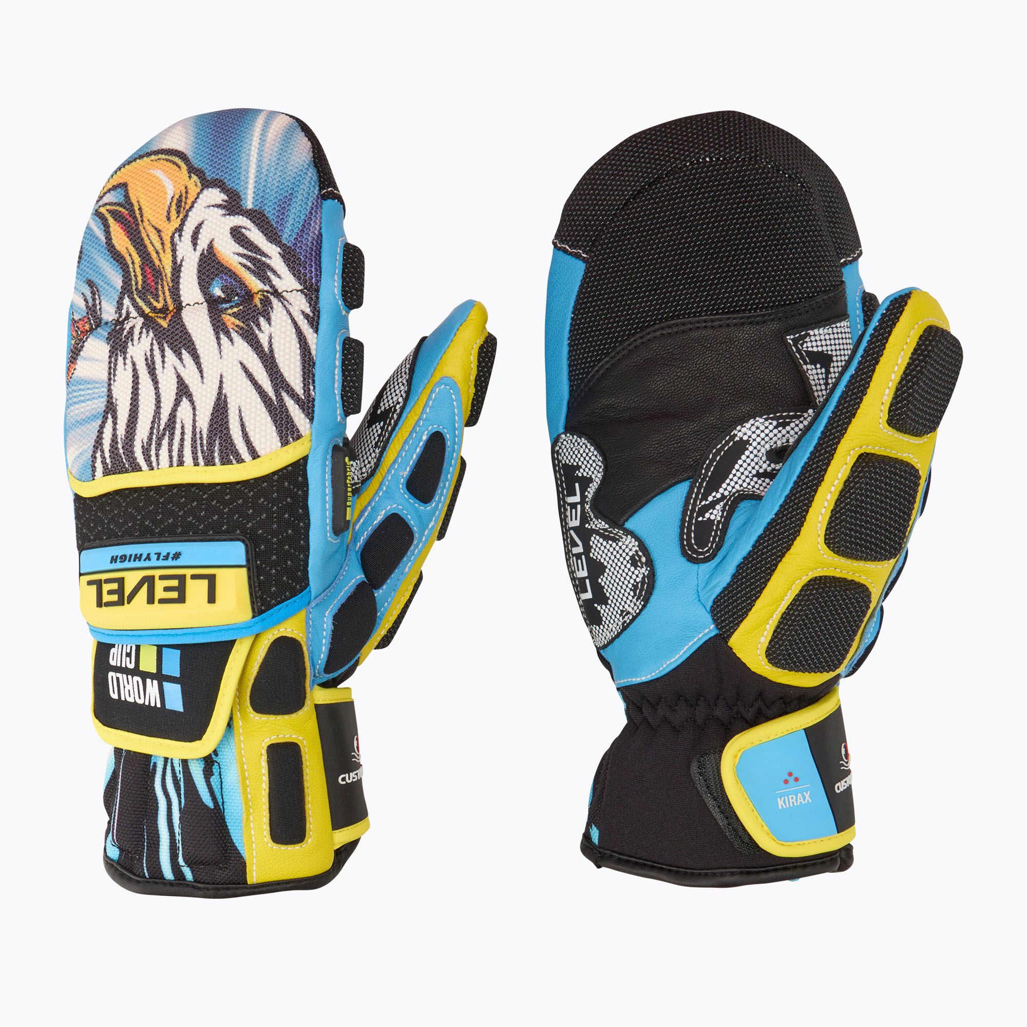 Rękawice narciarskie Level Worldcup CF Mitt yellow/blue (3004UM.70 ...