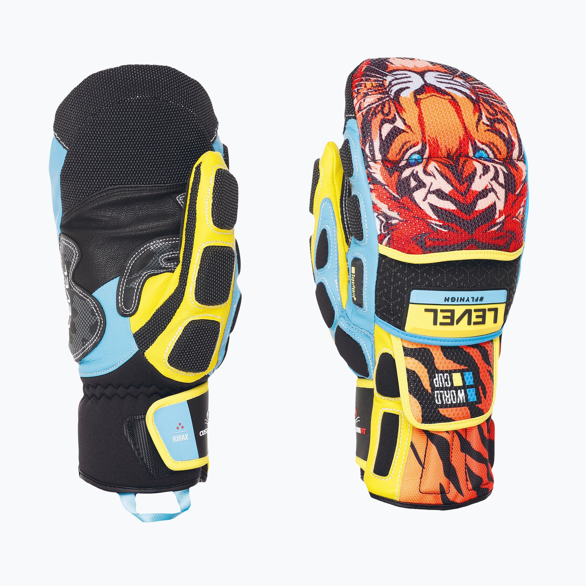 Rękawice narciarskie Level Worldcup CF Mitt yellow/blue (3004UM.70 ...