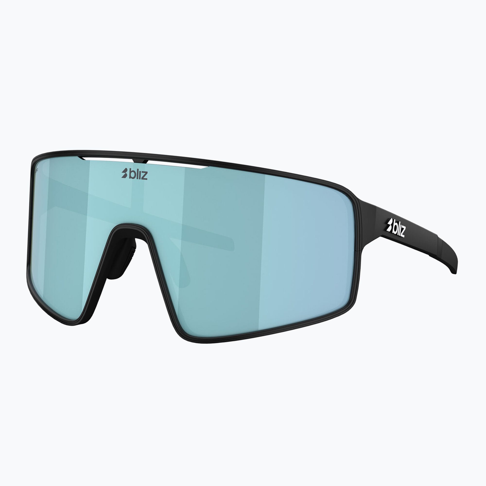 Okulary przeciwsłoneczne Bliz P001S matte black/smoke iceblue multi ...