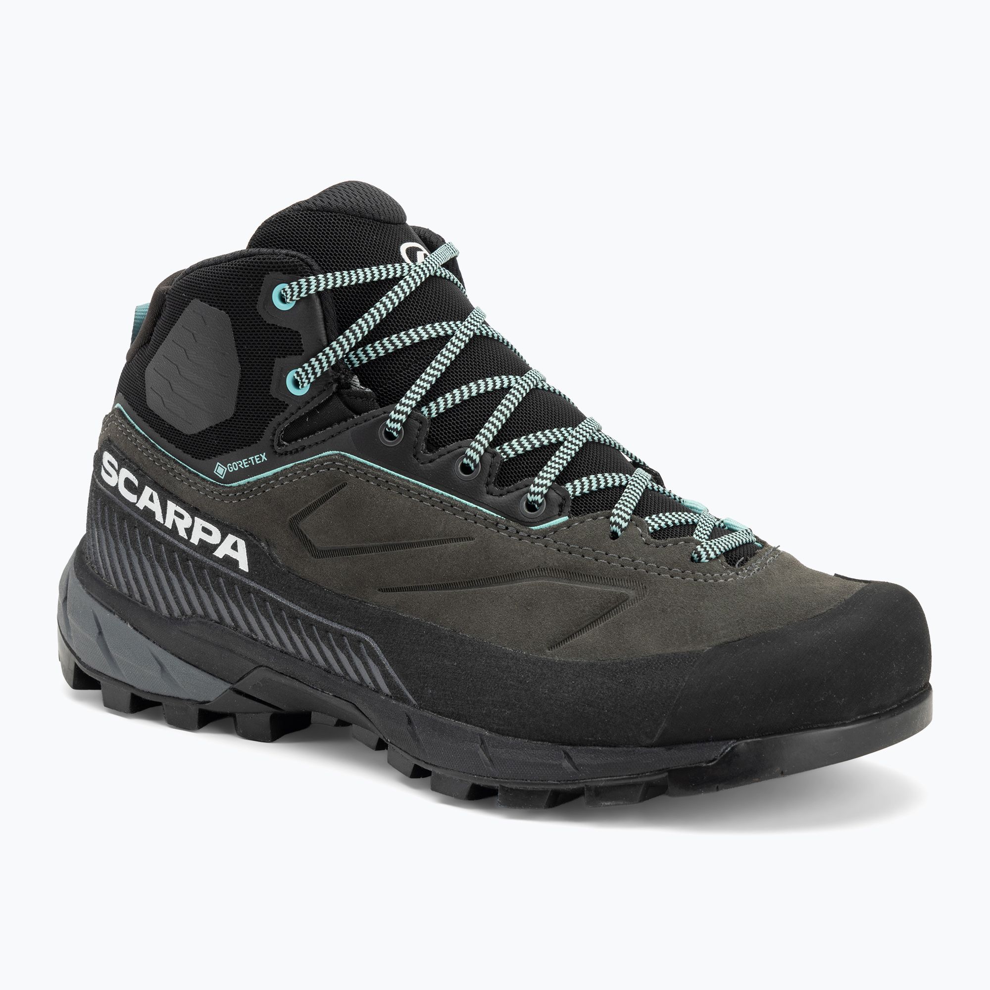 Buty podejściowe damskie SCARPA Rapid XT Mid GTX shark/aqua (72696-202/ ...