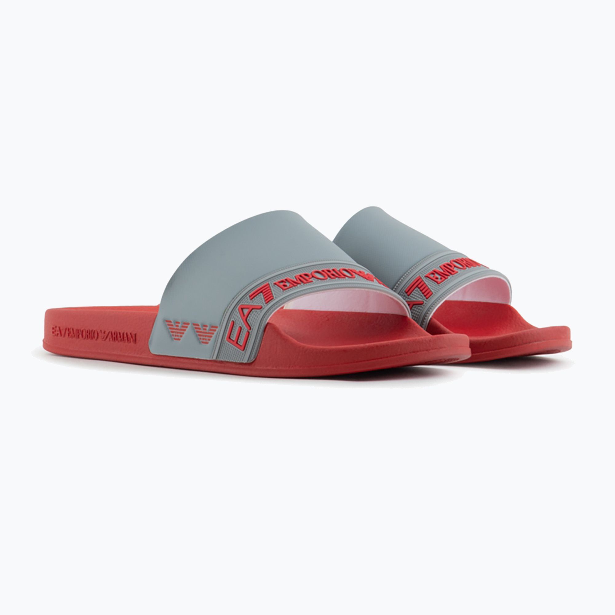 Klapki EA7 Emporio Armani Water Sports Tape Slide salsa/griffin (XCP011 ...