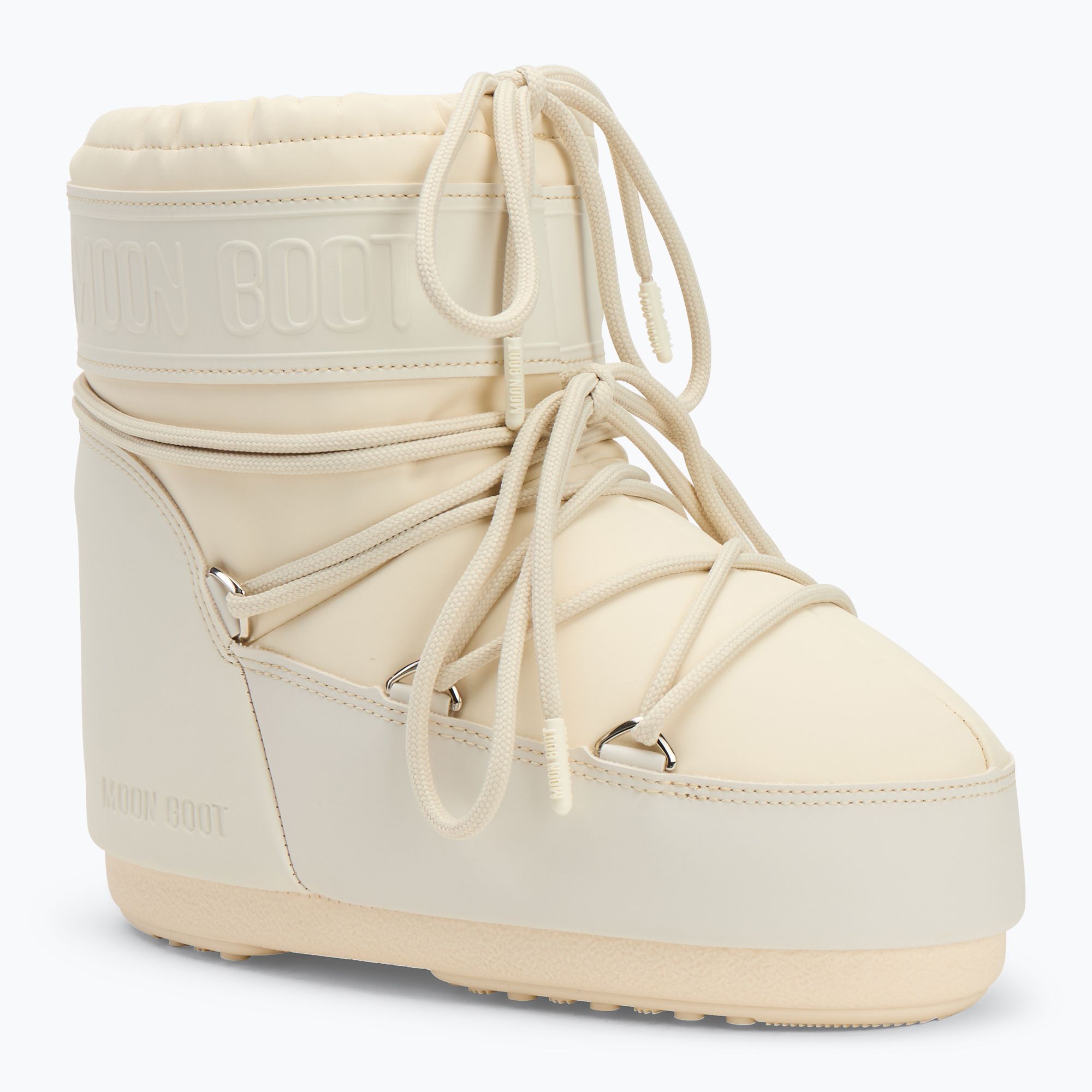 Śniegowce damskie Moon Boot Icon Low Rubber cream (80D1409380-L002 ...