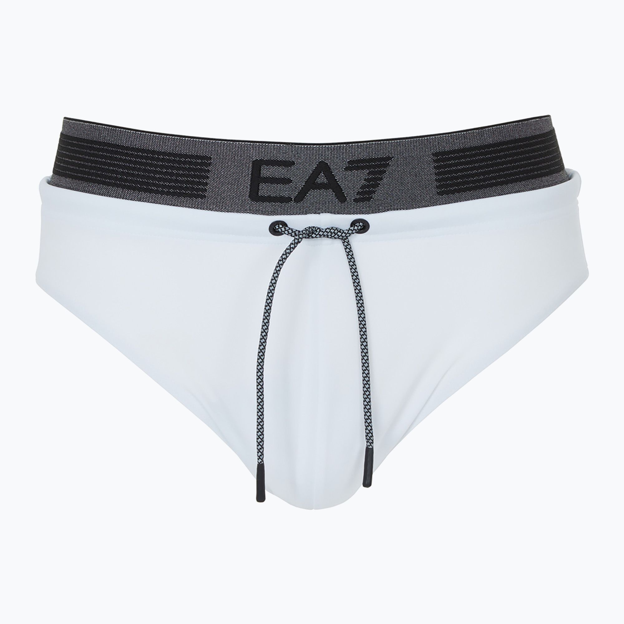 Slipy pływackie męskie EA7 Emporio Armani Logo Tape Brief white ...
