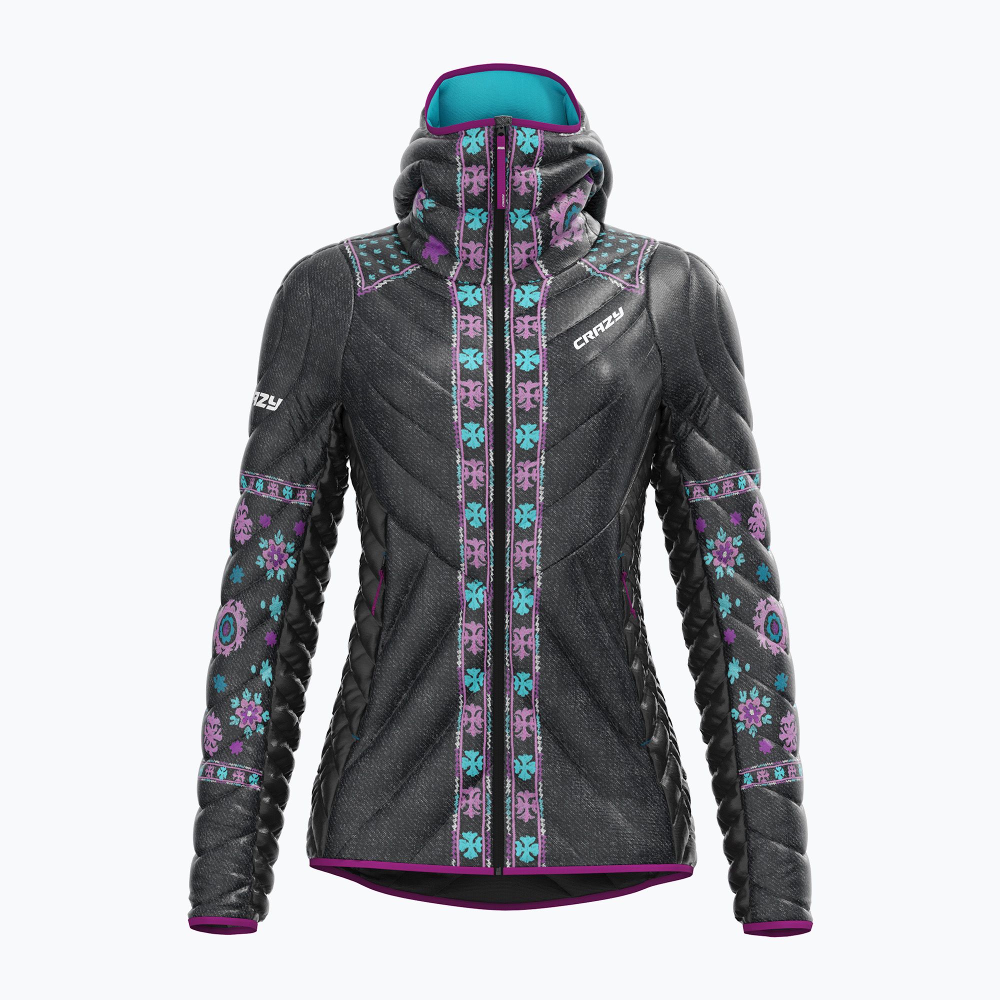 Kurtka skiturowa damska Crazy Wonder Magic mandala (W24055154D-00.X096) - Sportano.pl
