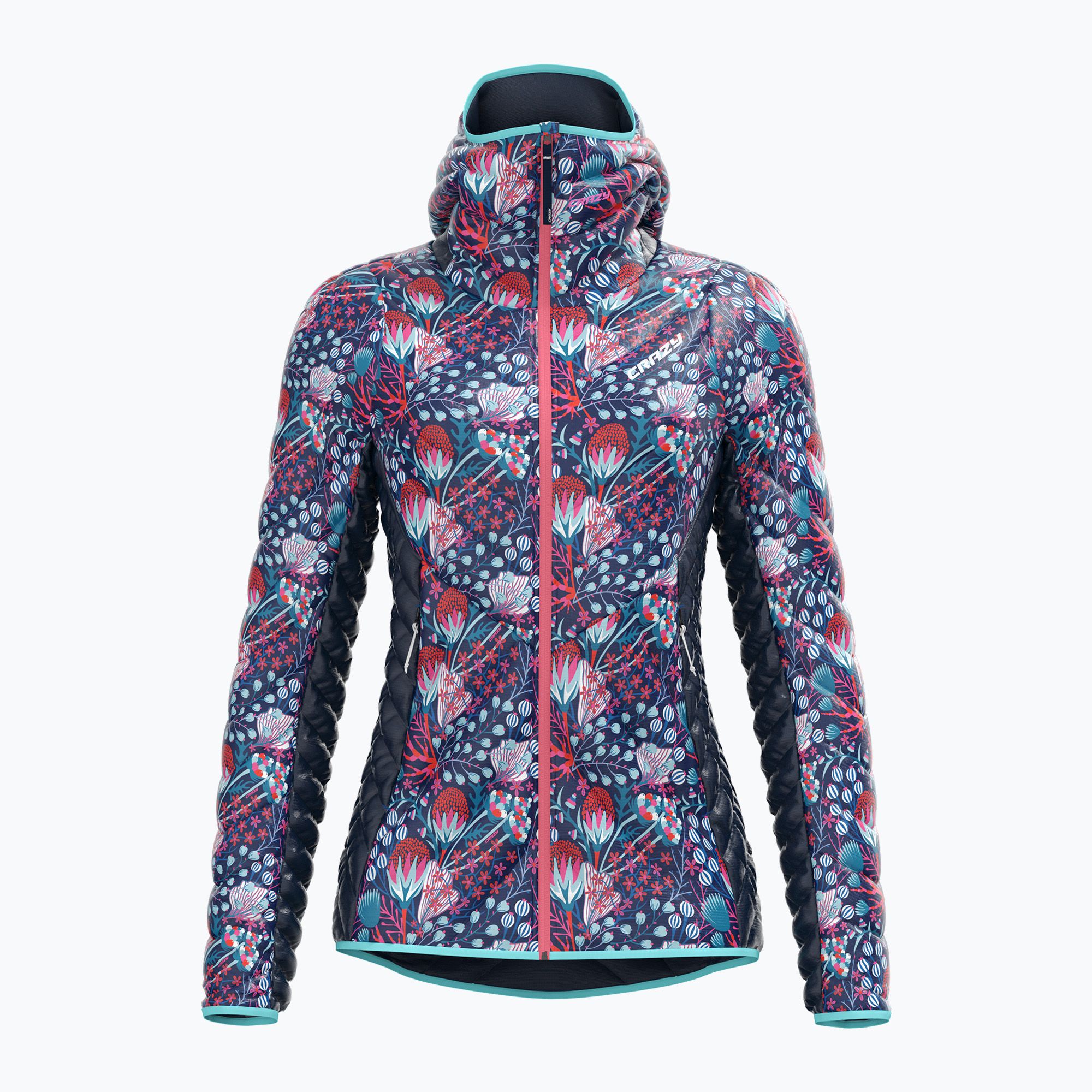 Kurtka skiturowa damska Crazy Wonder Magic print leila blue (W24055154D-00.X036) - Sportano.pl