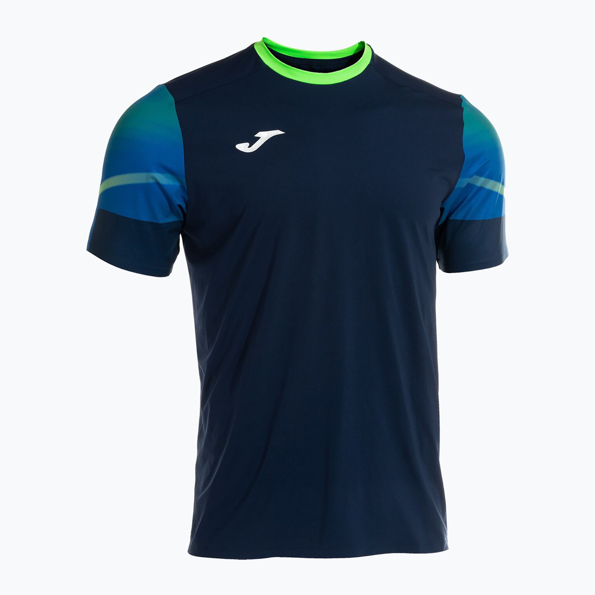 Koszulka do biegania męska Joma Elite XI navy/fluor green (103801.317 ...