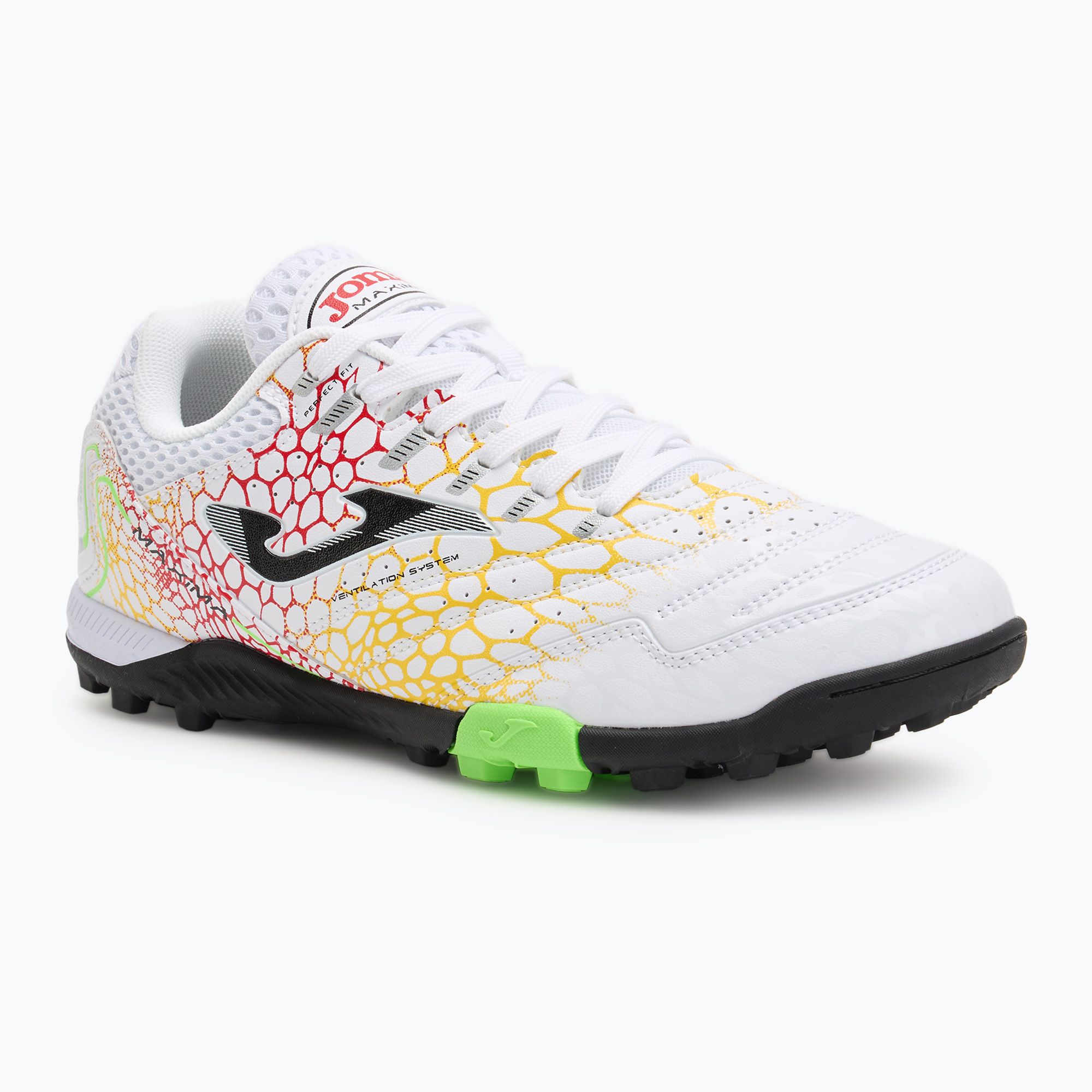 Buty piłkarskie męskie Joma Maxima TF white/yellow (MAXW2442TF ...