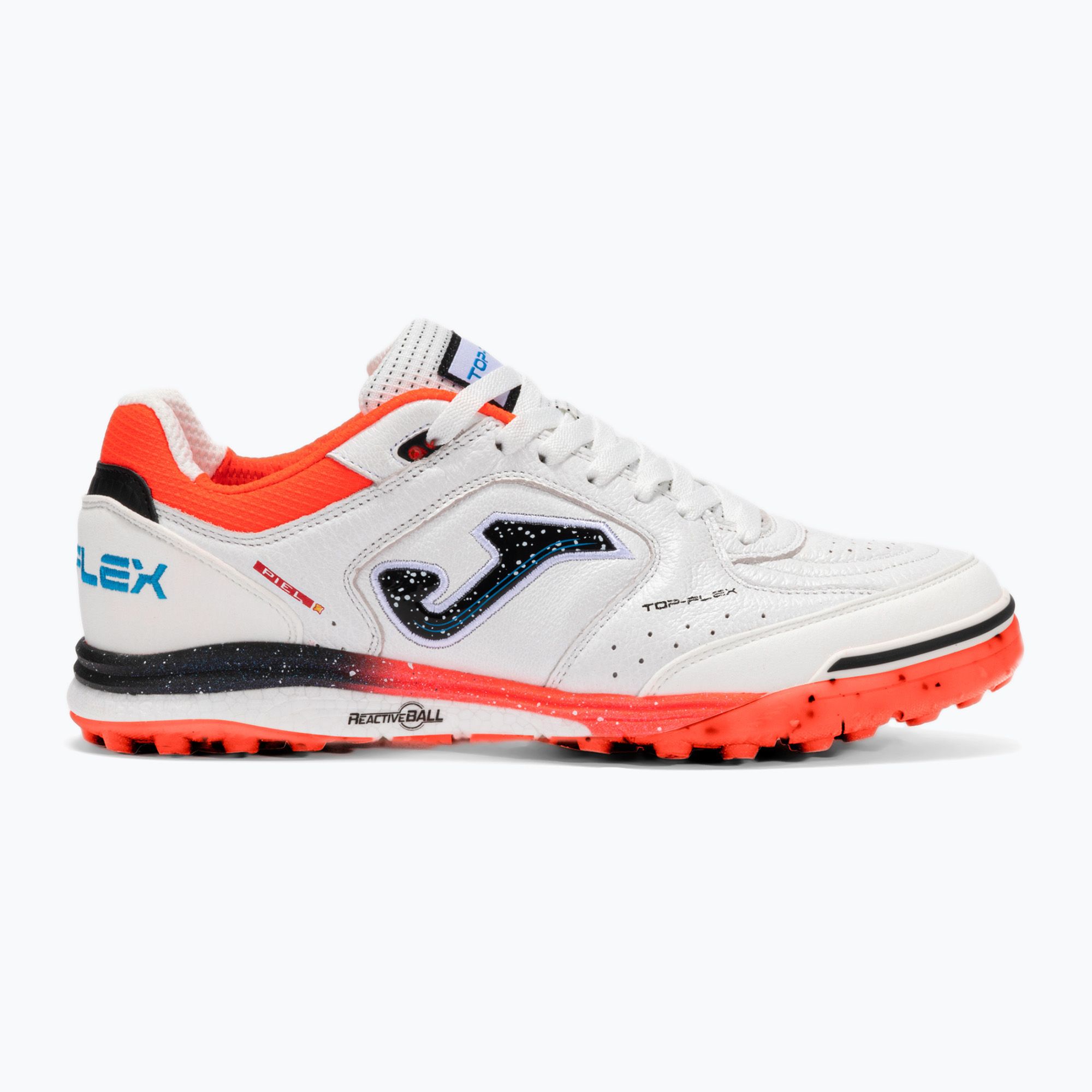 Buty piłkarskie męskie Joma Top Flex Rebound TF white/fluor coral ...