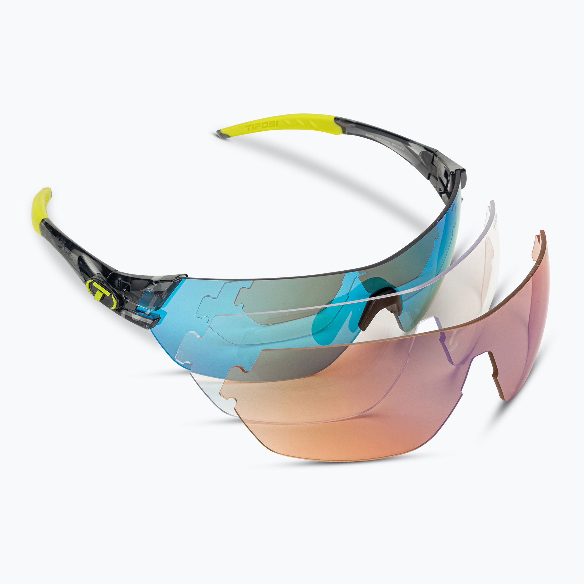 Okulary przeciwsłoneczne Tifosi Slice crystal smoke/clarion blue/ac red ...