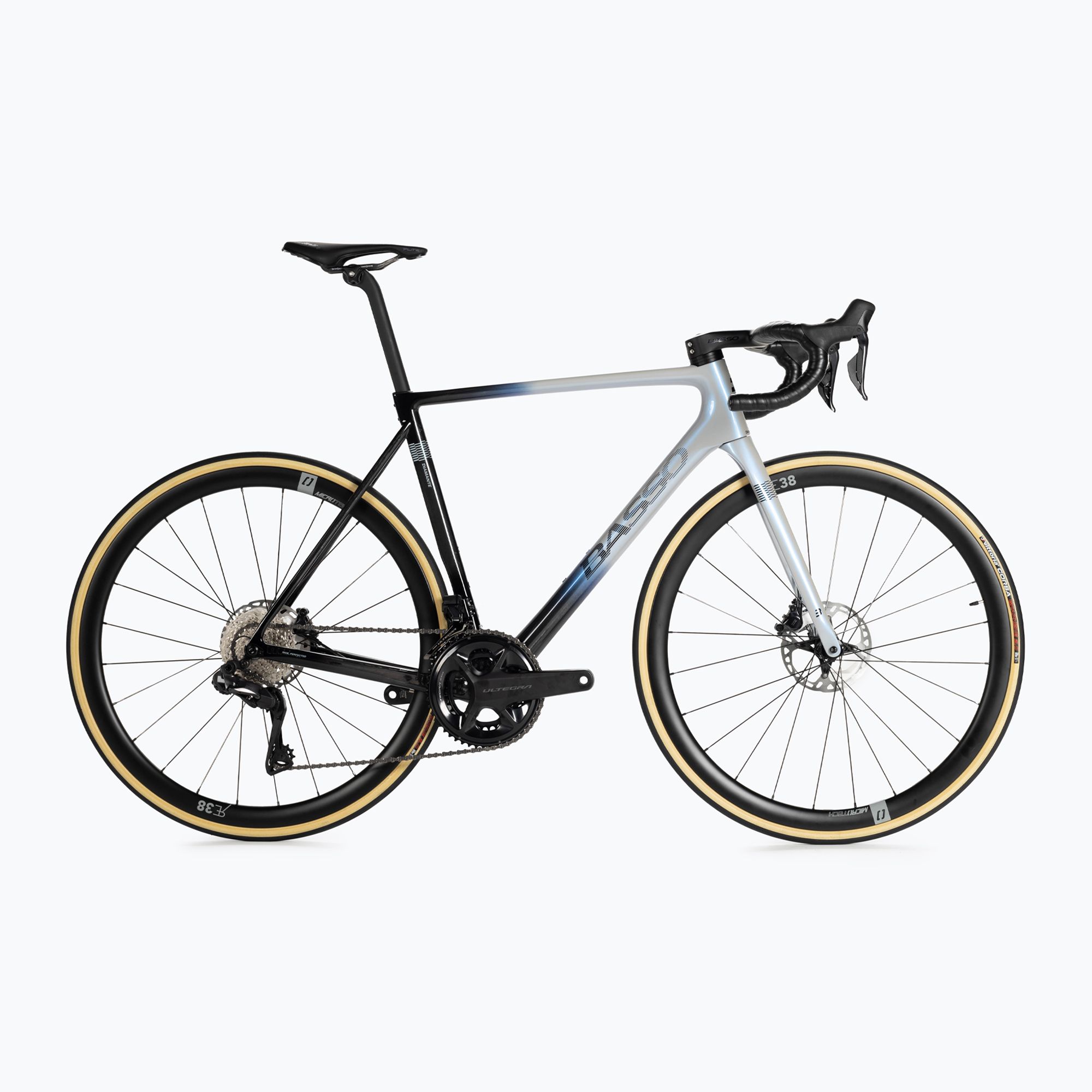 Rower szosowy Basso Diamante Disc fade opal white (DID3122) - Sportano.pl