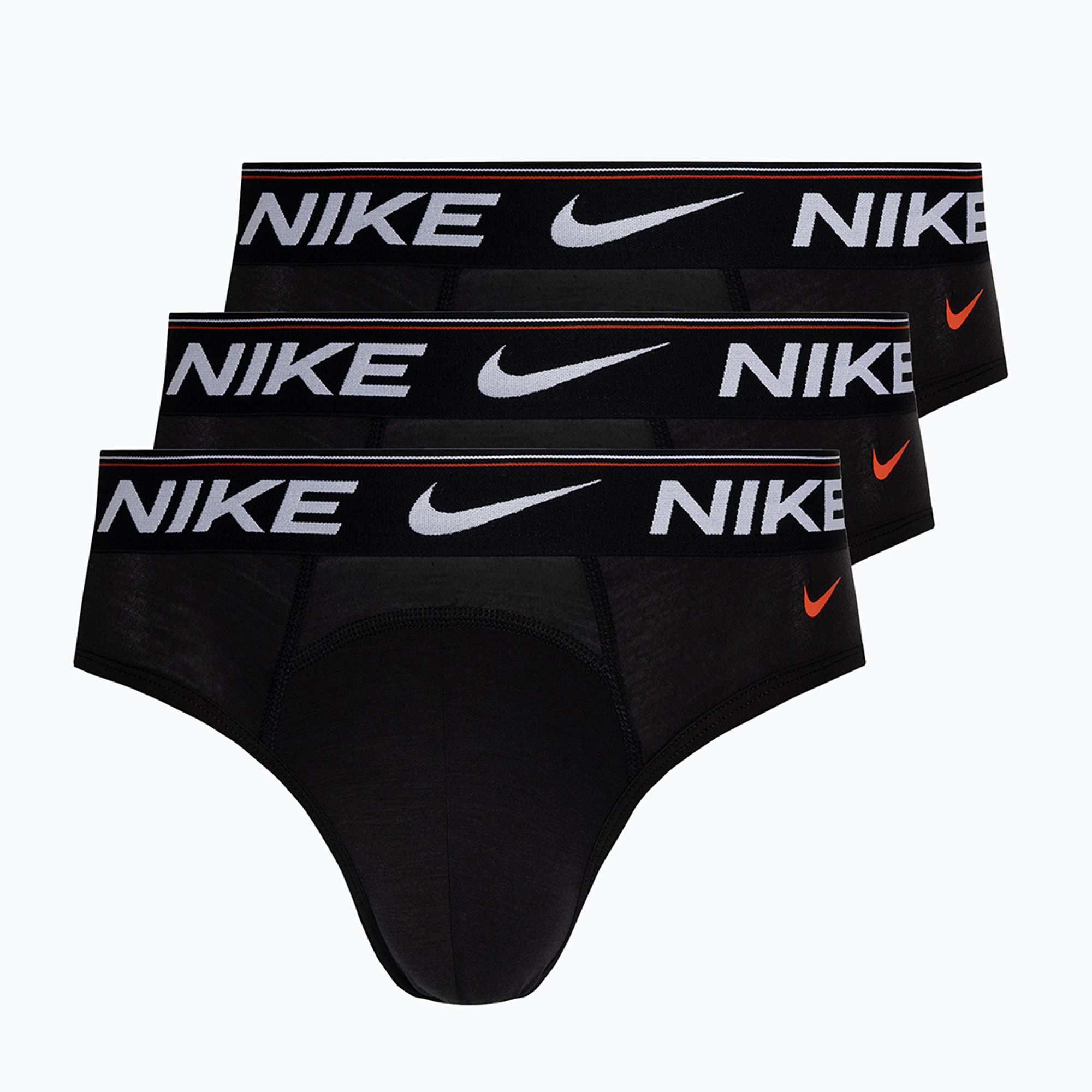 Slipy męskie Nike Dri-Fit Hip Logo Brief 3 pary black/black/black ...