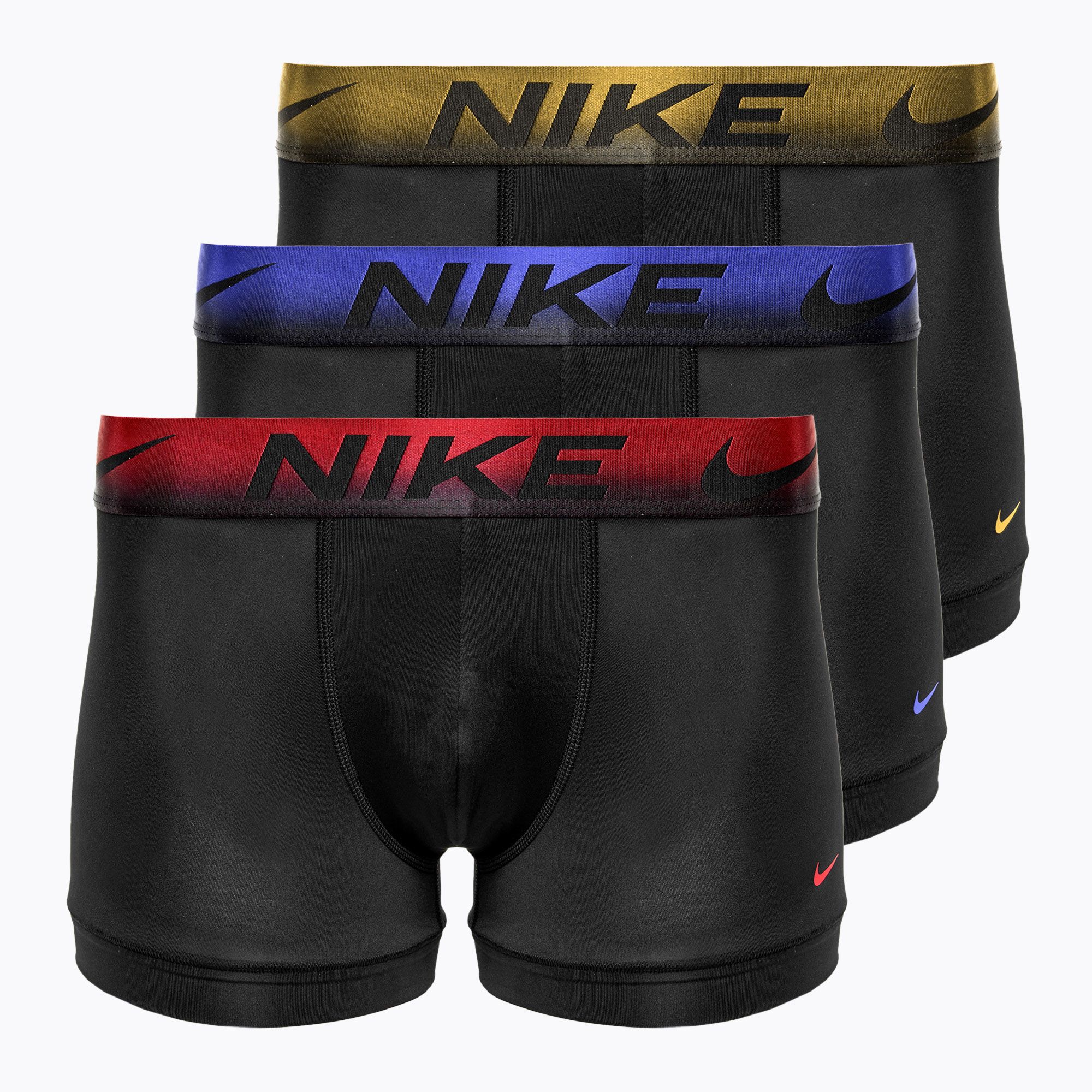 Bokserki męskie Nike Dri-Fit Essential Micro Trunk 3 pary black/royal ...