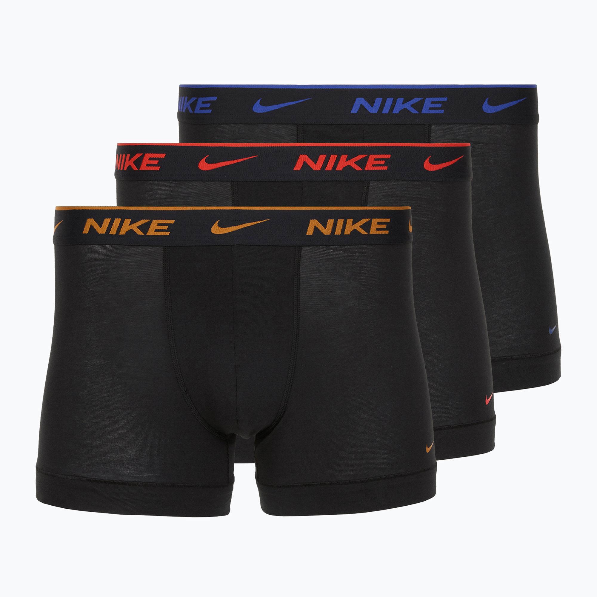 Bokserki męskie Nike Everyday Cotton Stretch Trunk 3 pary black lig ...