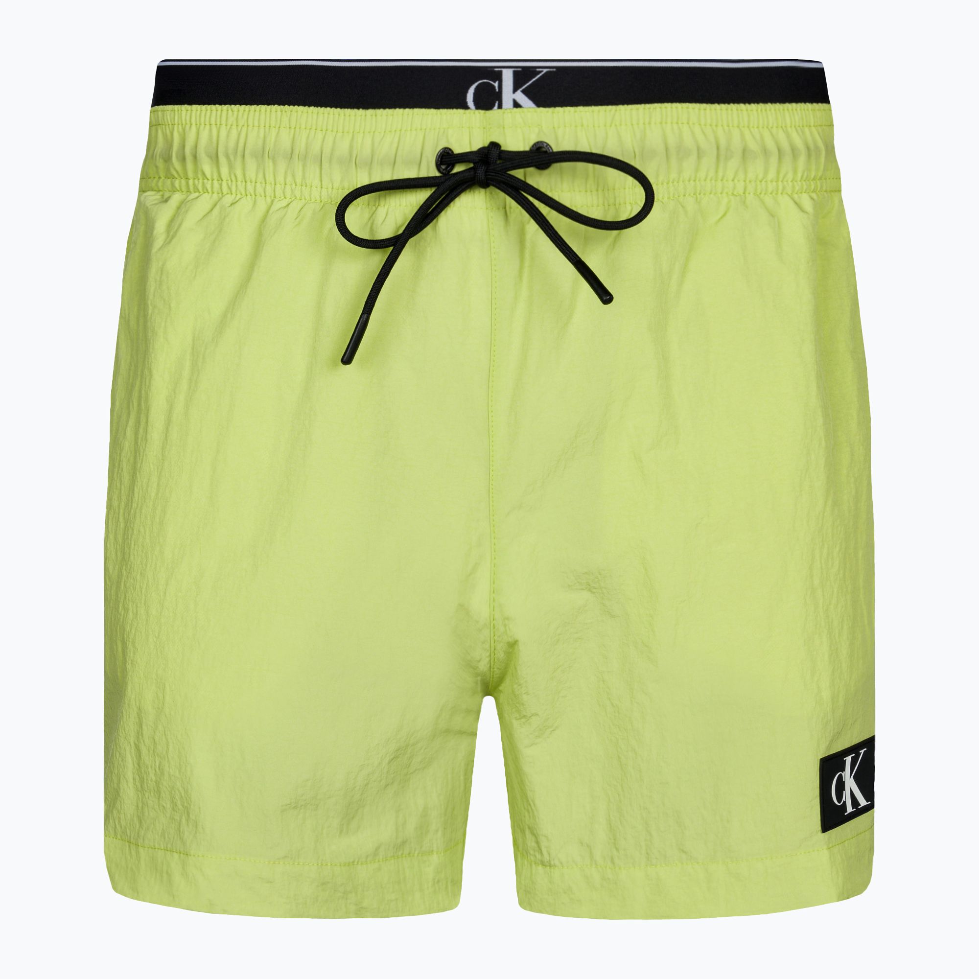 Szorty kąpielowe męskie Calvin Klein Medium Double WB sharp green ...