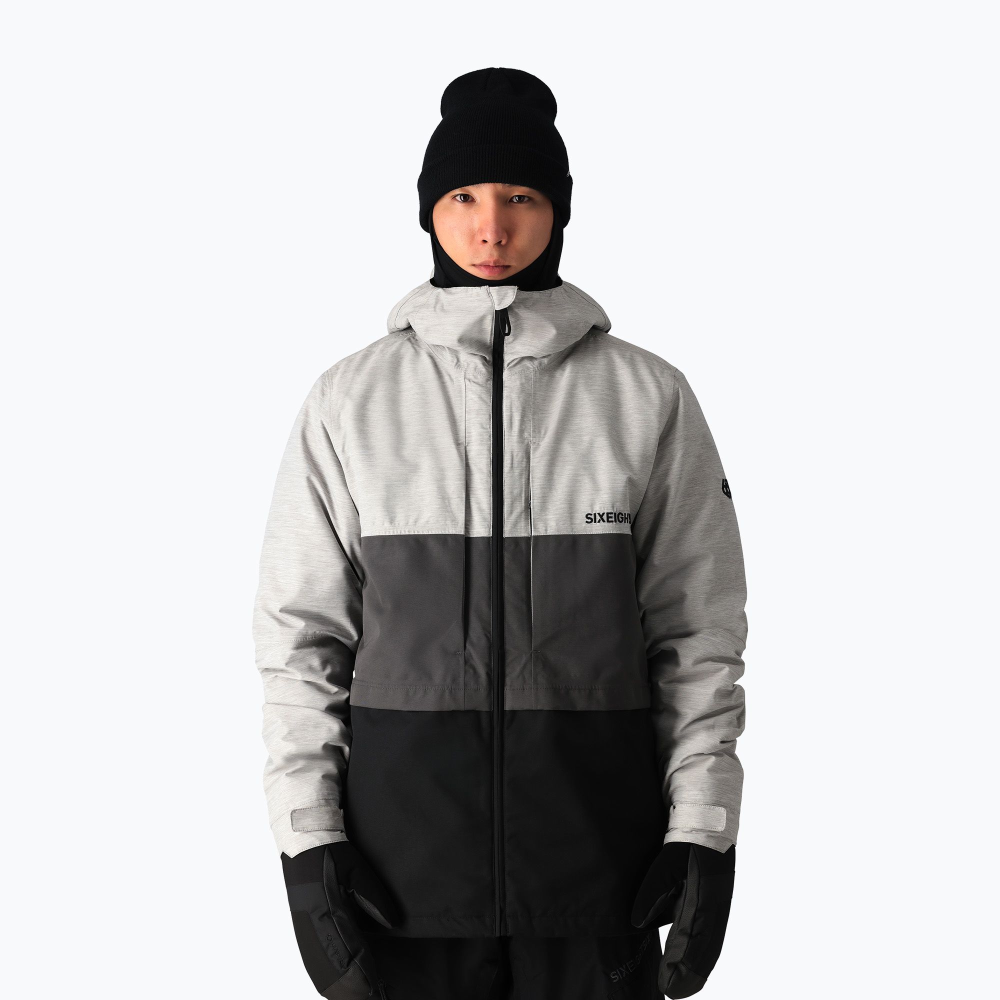 Kurtka snowboardowa męska 686 Smarty 3-in-1 Form white heather ...