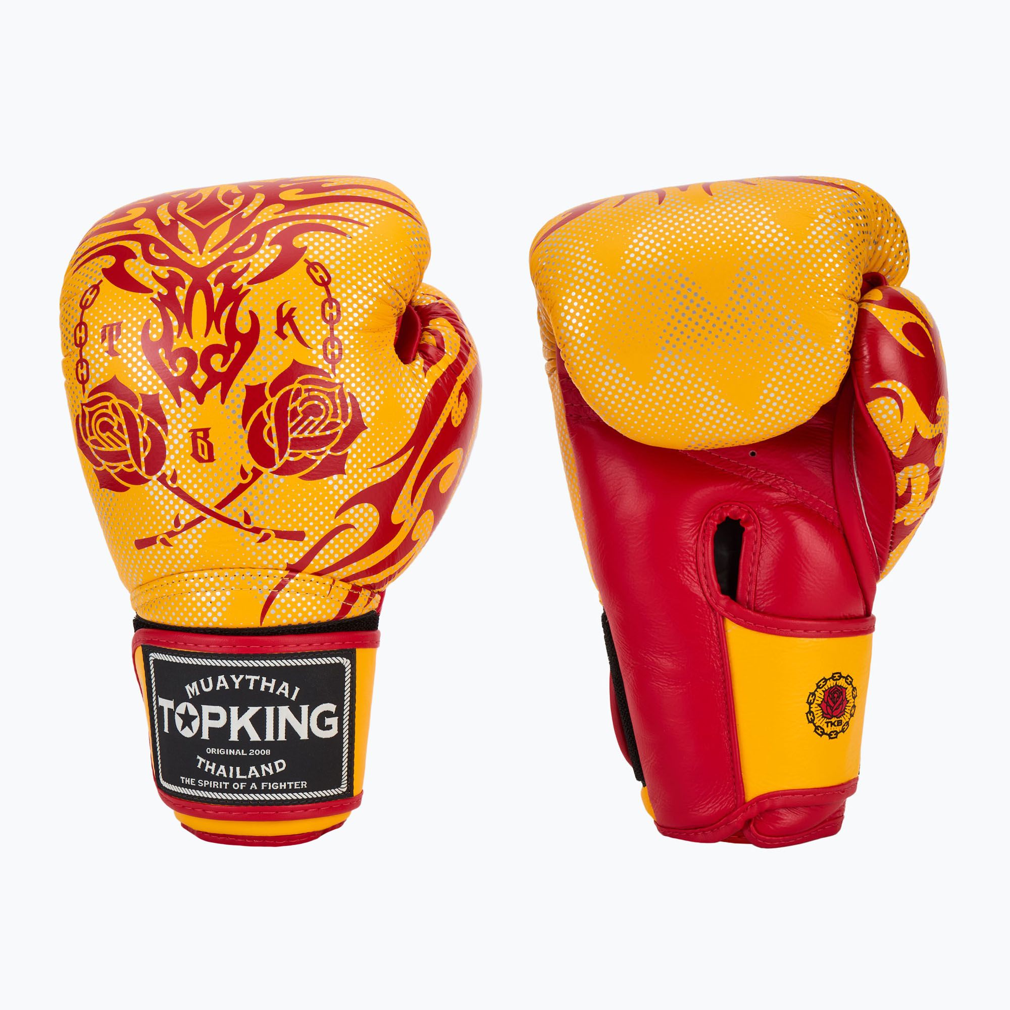 Rękawice bokserskie Top King Boxing Dragon yellow (TKBGDG-YW) - Sportano.pl