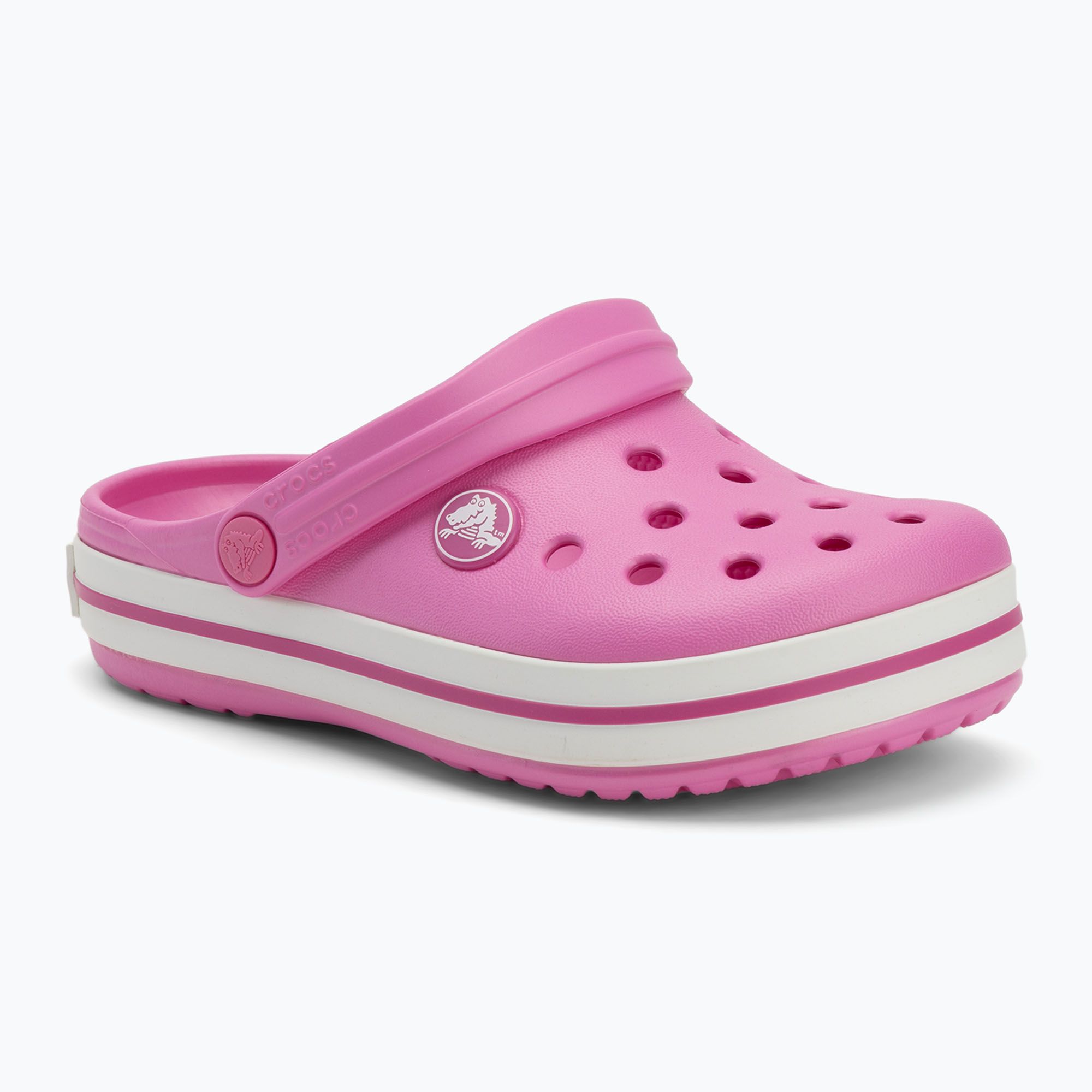 Klapki dziecięce Crocs Crocband Clog Kids party pink (204537-6U9) - Sportano.pl