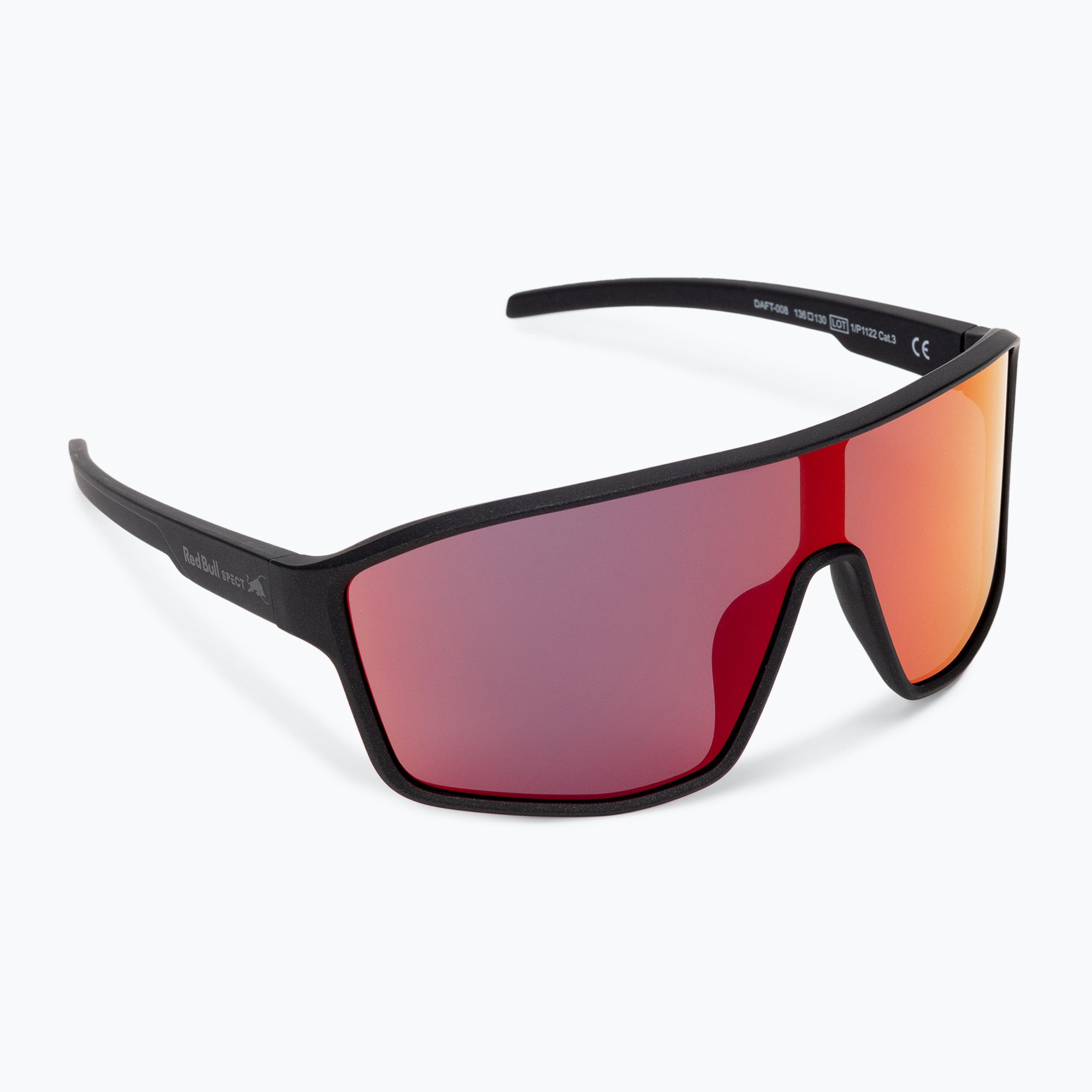 Okulary przeciwsłoneczne Red Bull SPECT Daft matt metallic black/blue ...