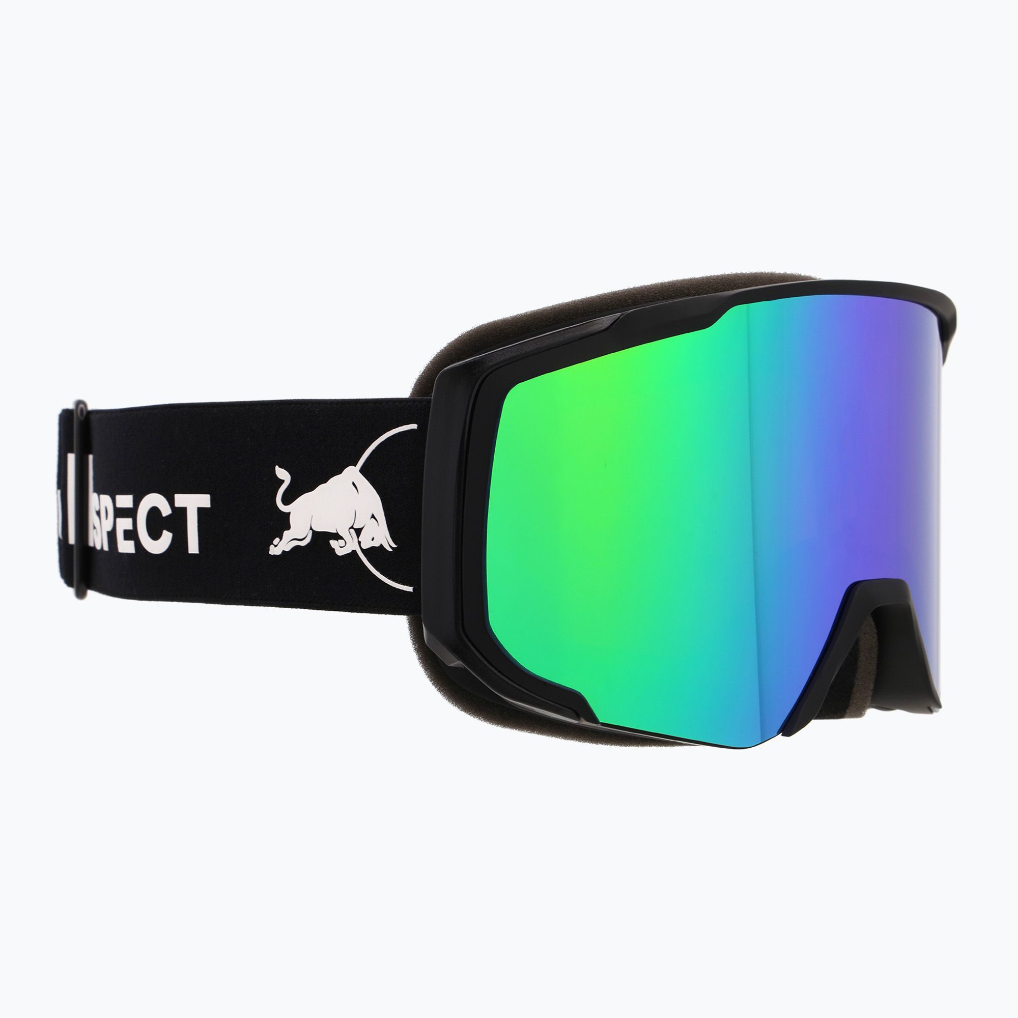 Gogle Red Bull SPECT Jibb matt black/brown with green mirror (JIBB ...