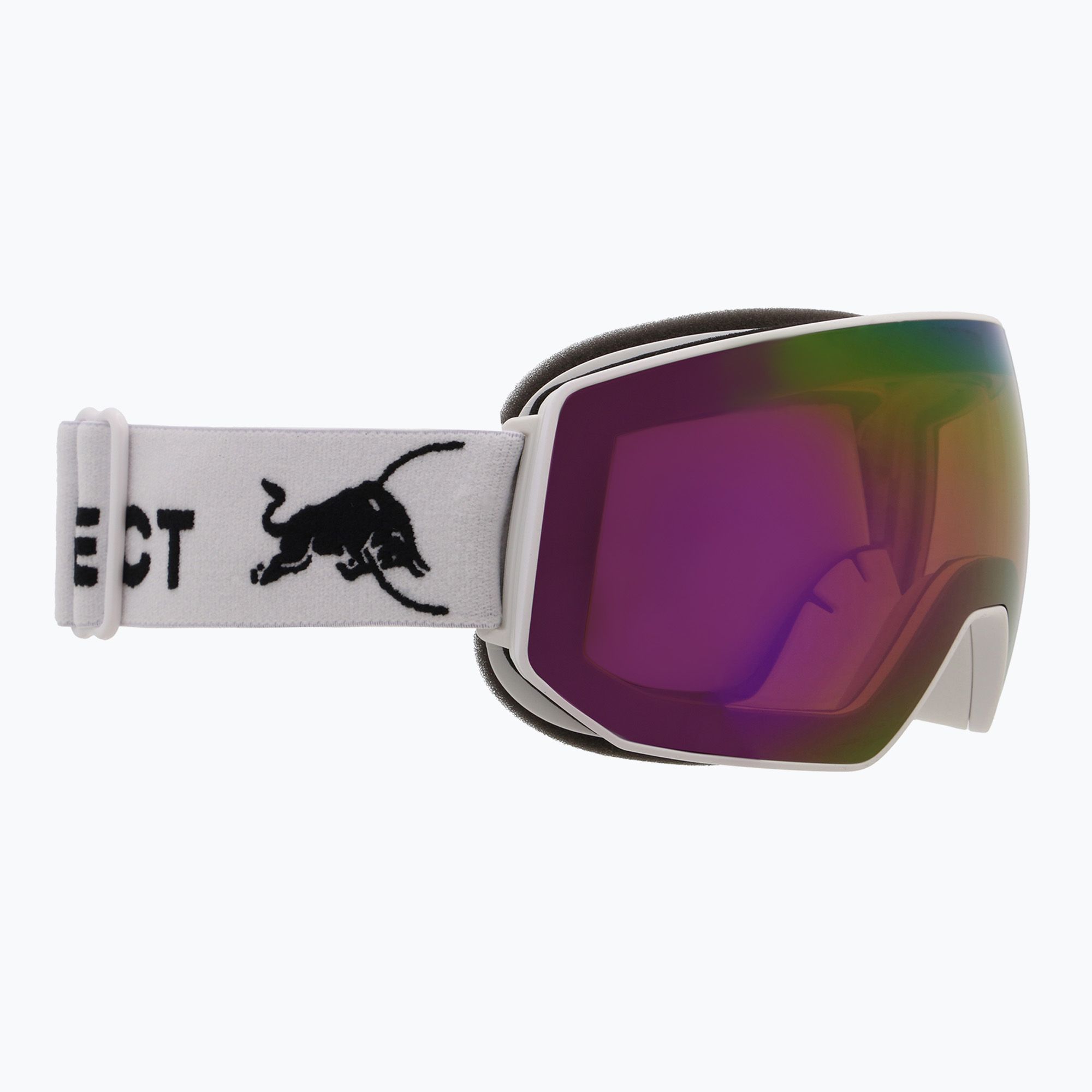 Gogle narciarskie Red Bull Spect Fink matt black/orange with red mirror ...