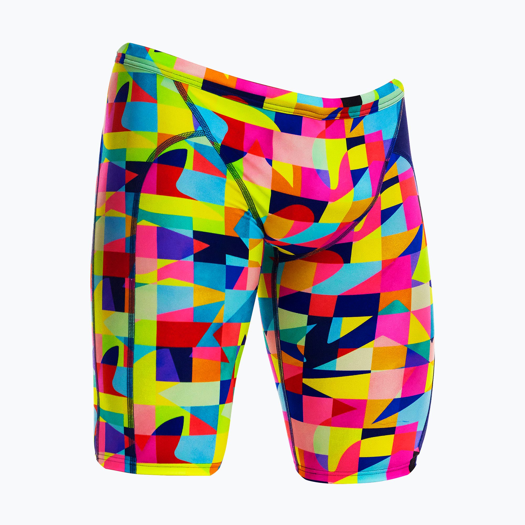 Jammery pływackie męskie Funky Trunks Training Jammers on the grid ...
